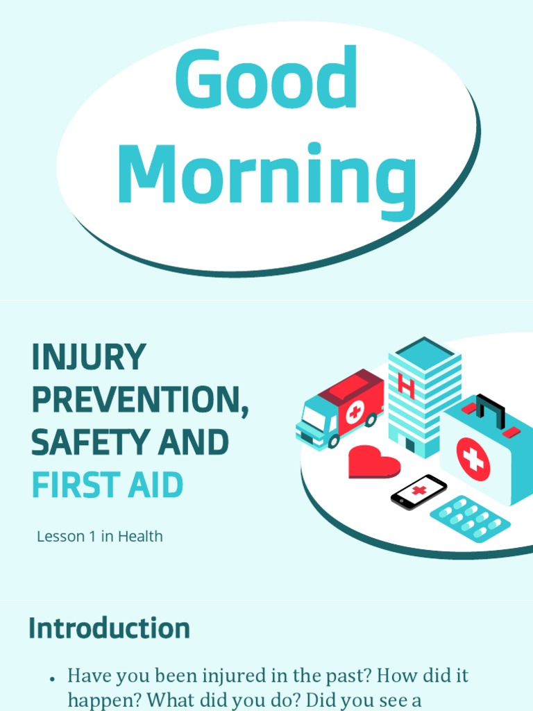 Injury Prevention, Safety, and First Aid (Unintentional) | PDF | First ...