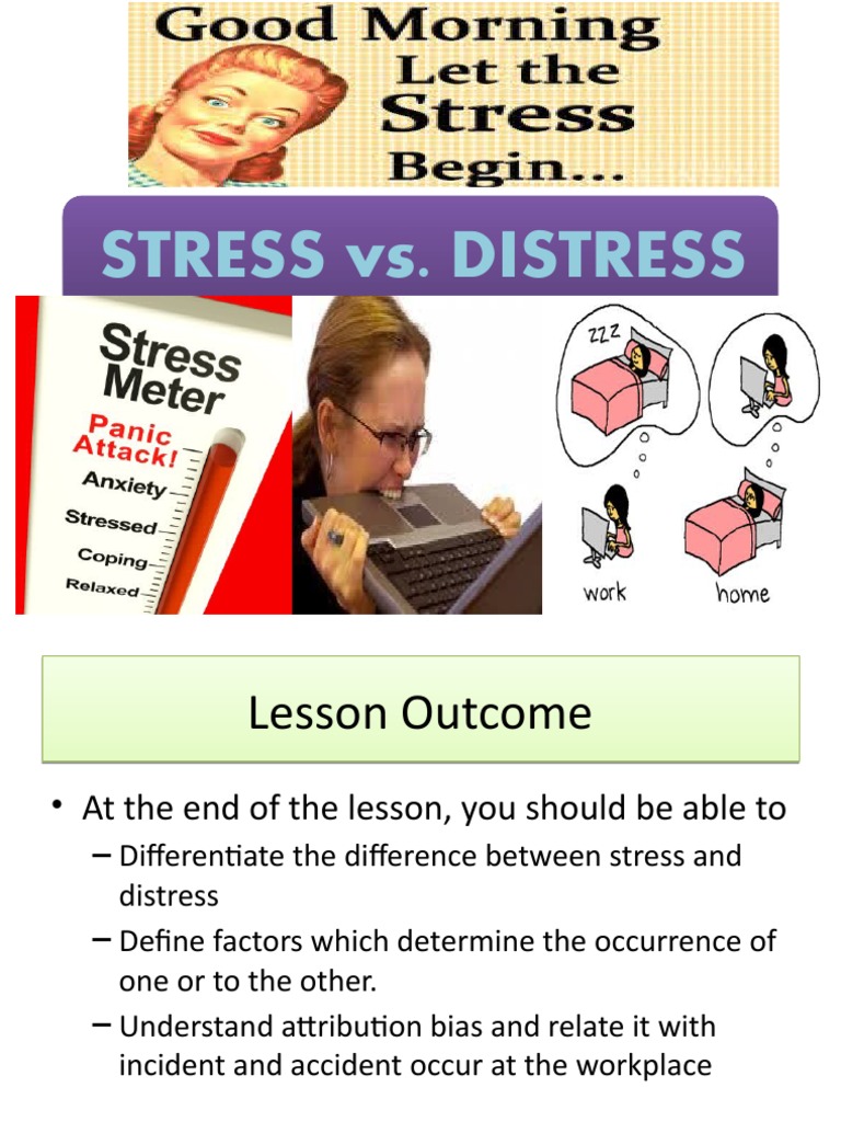 Lecture 7 Human Barriers To Safety - Stress Vs Distress | PDF ...