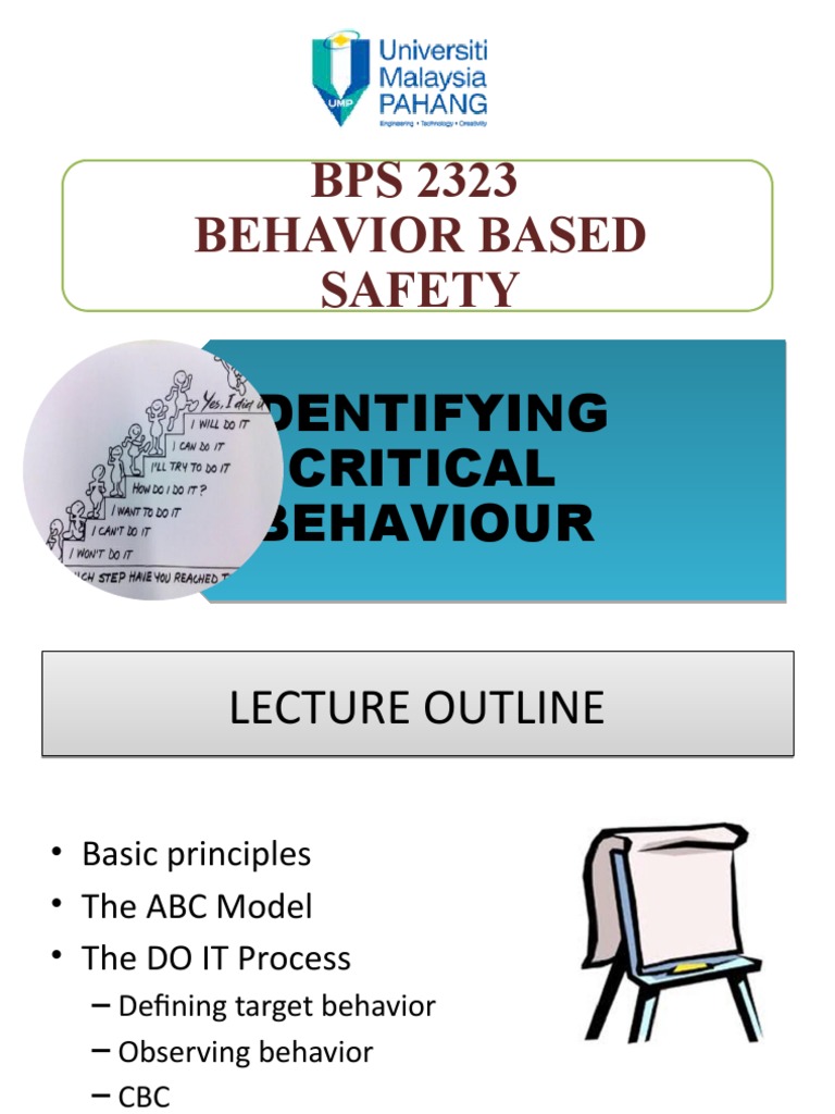 Lecture 9 Behaviour Based Psychology - Identifying Critical Behavior ...