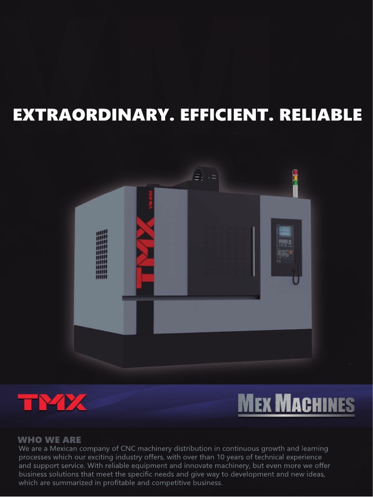 MV/MVP/MVD: Vertical Machining Center | PDF | Machining | Industries