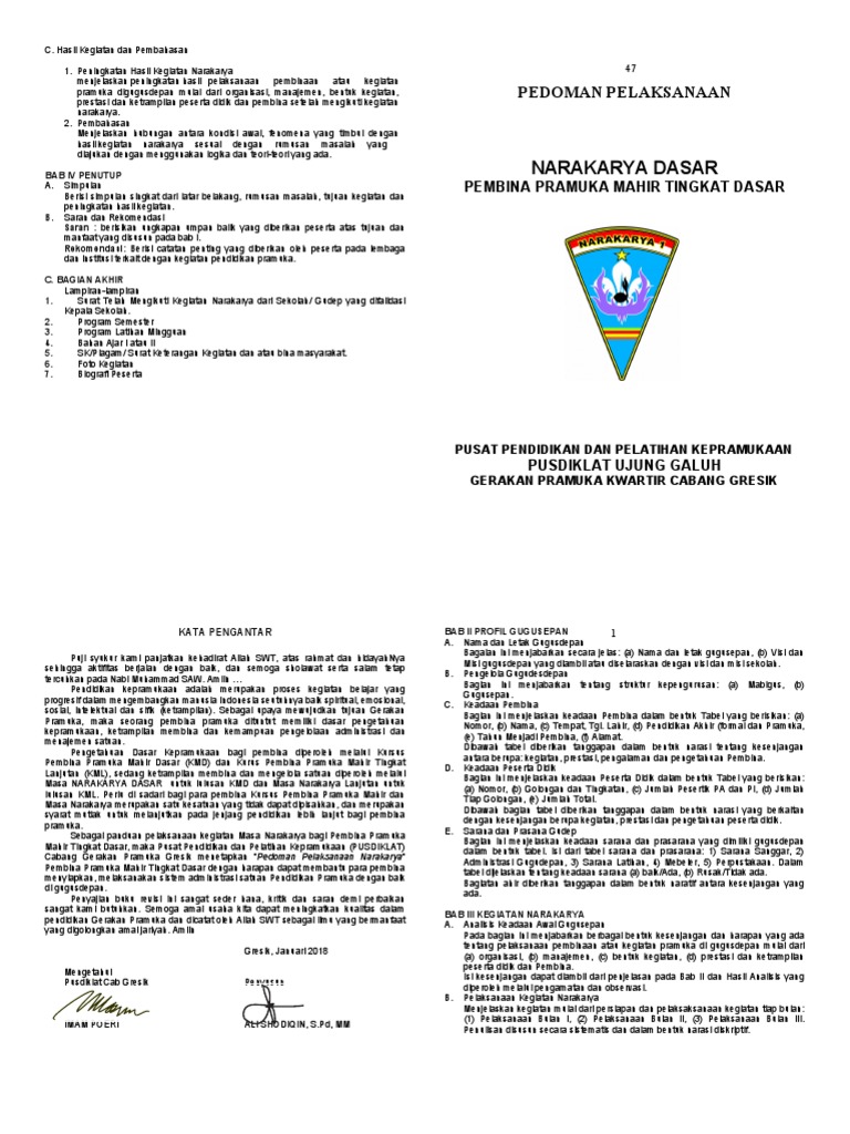 Buku Panduan Narakarya Dasar | PDF