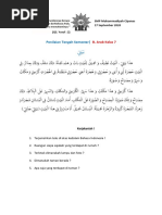 Skrip Role Play Arab Level TAC451 | PDF