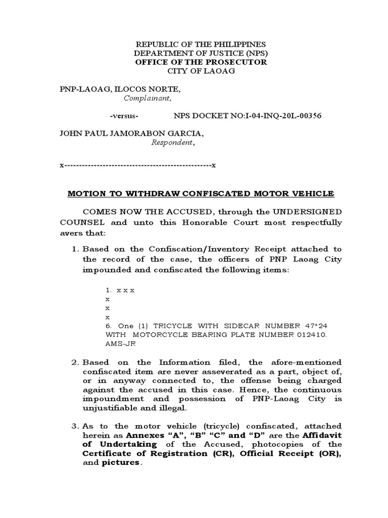 Motion To Withdraw. Figueroa | PDF | Legal Procedure | Common Law