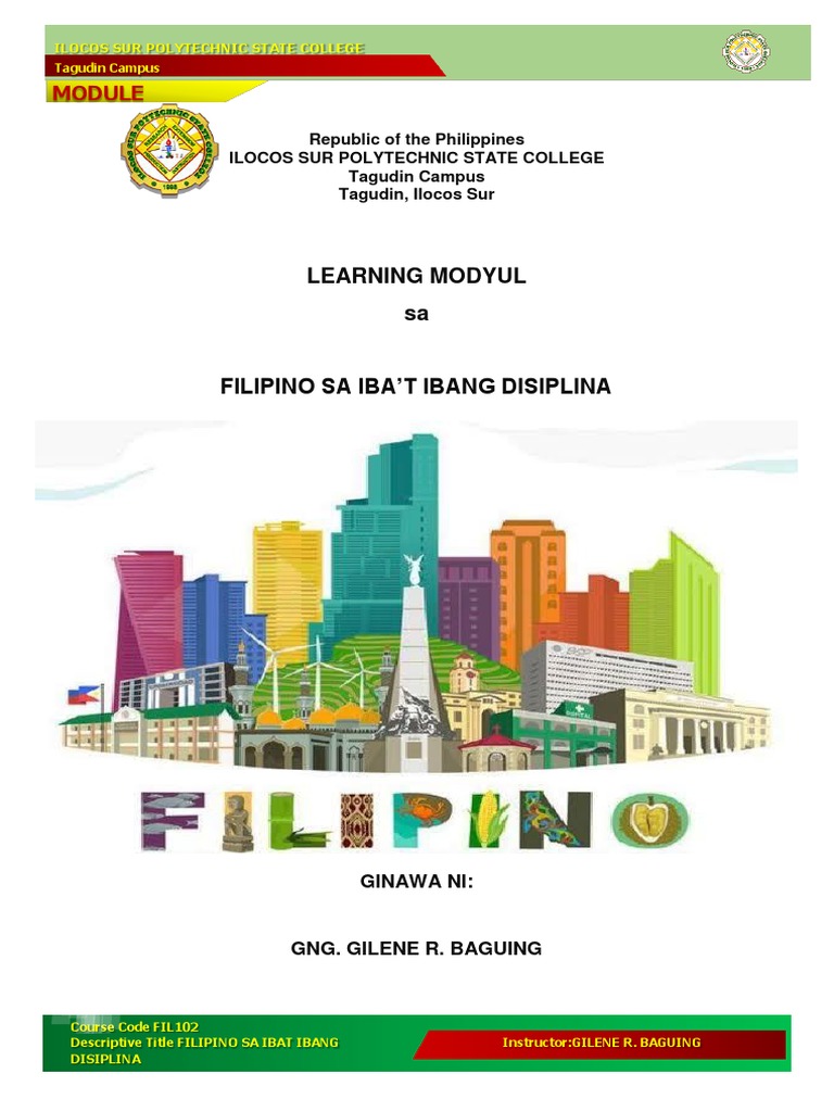 Fildis Module 1 | PDF