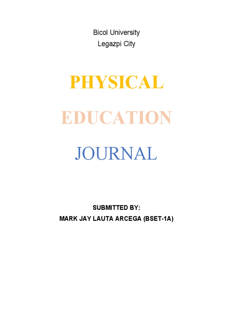 Pe Journal | PDF