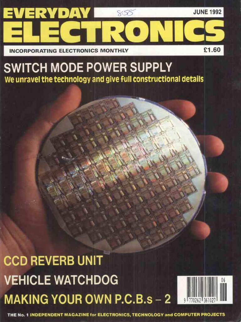 Everyday Electronics 1992 06 | PDF | Amplifier | Loudspeaker
