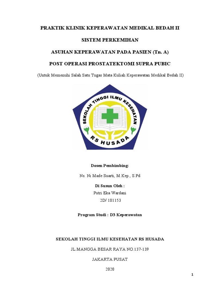 Asuhan Keperawatan Pasca Prostatektomi | PDF