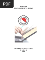 Pedoman Penulisan Karya Ilmiah 2017 (PPKI UM) | PDF
