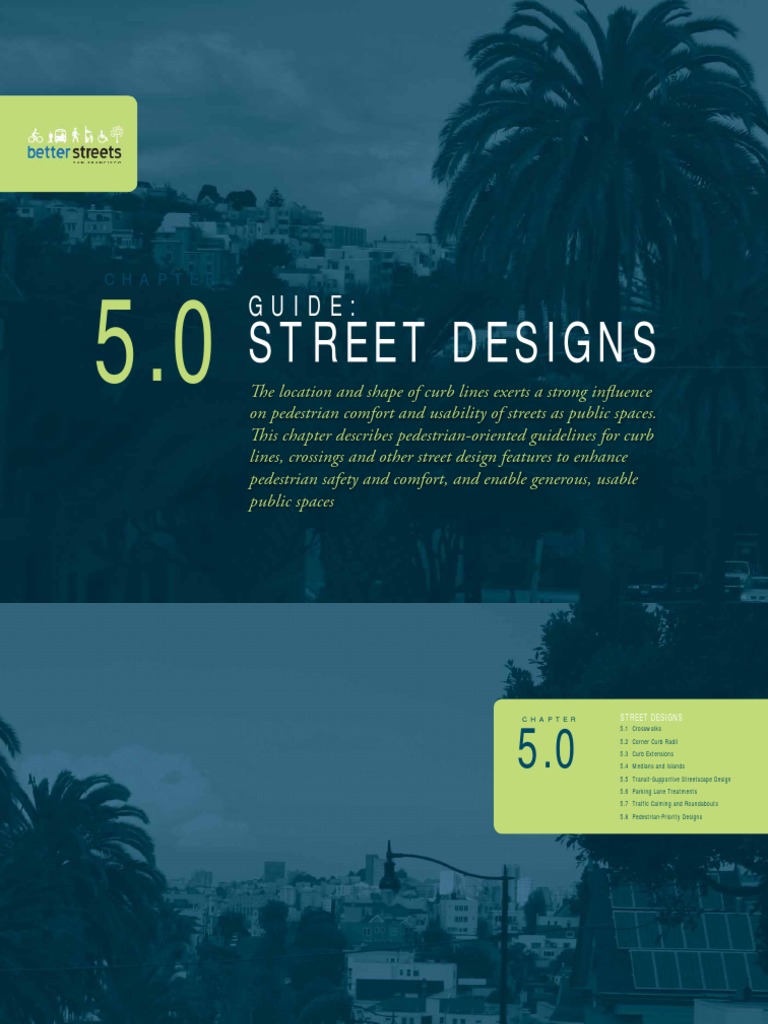 Street Design | PDF | Pedestrian Crossing | Traffic