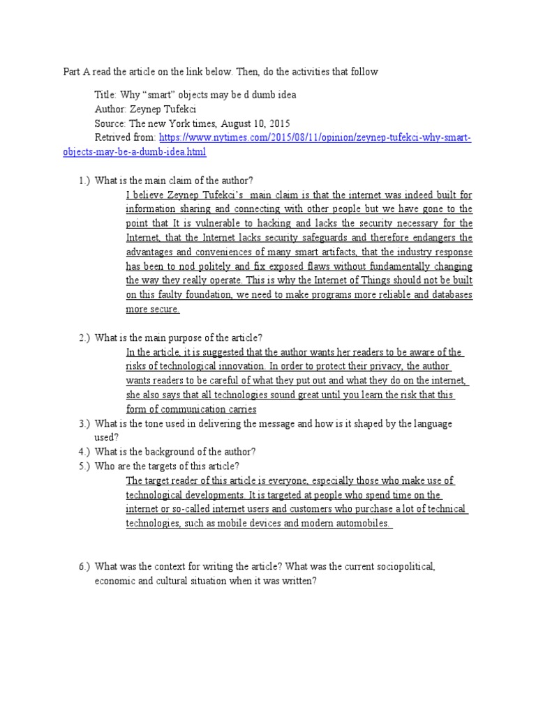 Englwr Peta 4 Part A | PDF | Internet Of Things | Internet