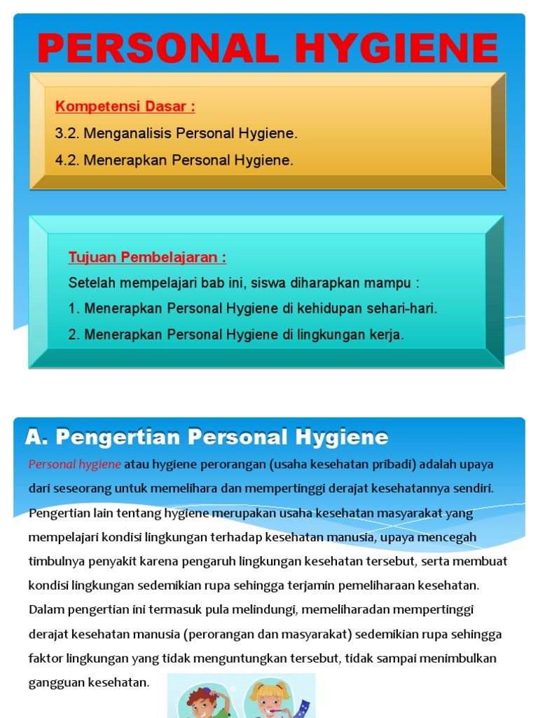 Personal Hygiene | PDF