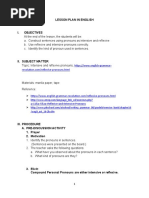 A Detailed Lesson Plan About Pronoun and Its Kind | PDF | Pronoun ...