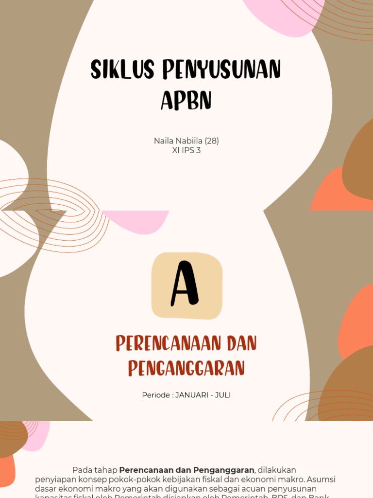 Siklus Penyusunan APBN | PDF