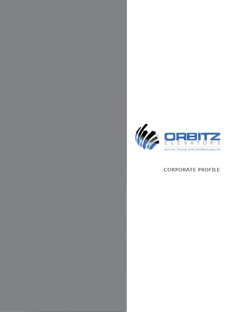 Orbitz Elevators Corporate Profile | PDF | Elevator | Reliability ...