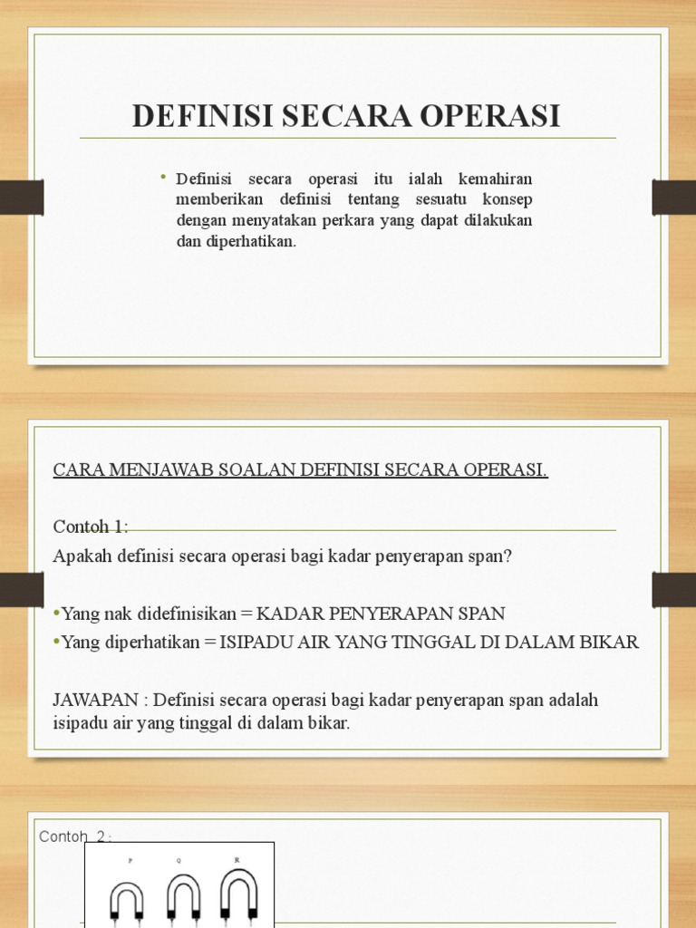 Definisi Secara Operasi | PDF
