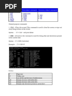 Dos Internal & External Commands | PDF | Dos | Operating System