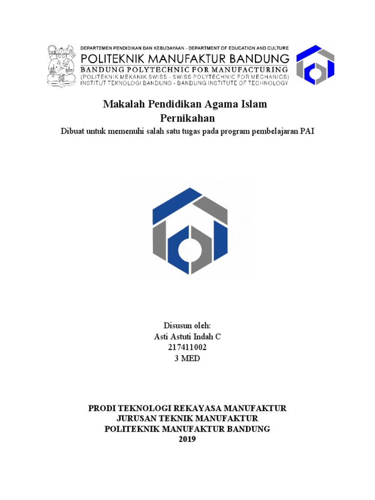 Asti Astuti I.C - 3MED - Tujuan, Fungsi & Hikmah Pernikahan | PDF