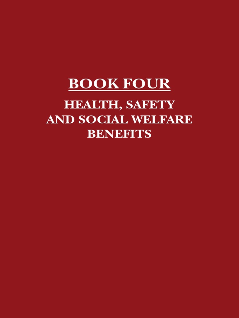 Labor Code Of The Philippines Volume I Book 4 PDF Workers