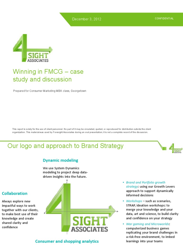 Winning in FMCG - George Town | PDF | Market Segmentation | Brand