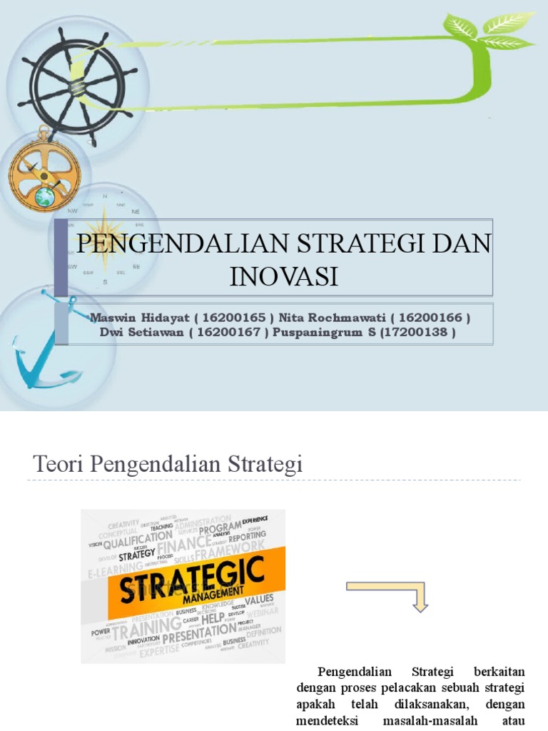 Pengendalian Strategi Dan Inovasi | PDF