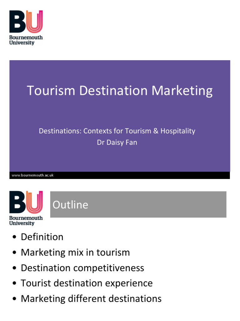 Tourism Destination Marketing | PDF | Travel Agency | Tourism