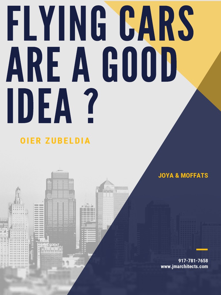 Flying Cars Are A Good Idea | PDF