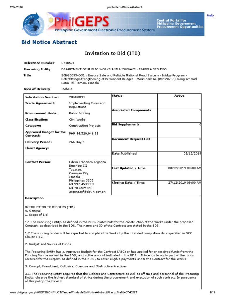 Retrofitting Strengthening of Permanent Bridges - Maris Dam Br. | PDF ...
