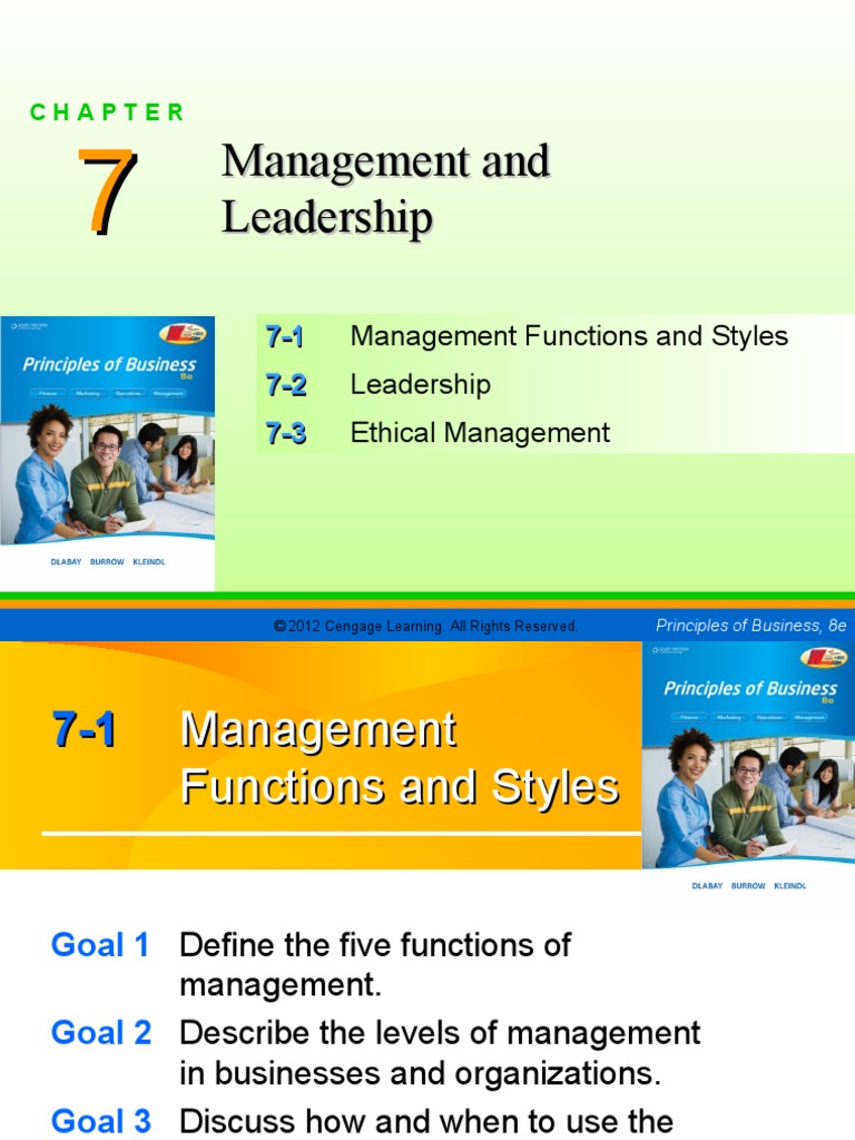 POB Ch07 | PDF | Leadership | Strategic Management