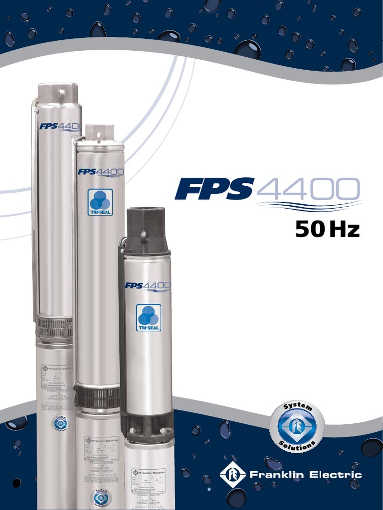 FE1148 4inch FPS 4400 Sales - Tech Brochure 03 - 15 FRANKLIN ELECTRIC ...