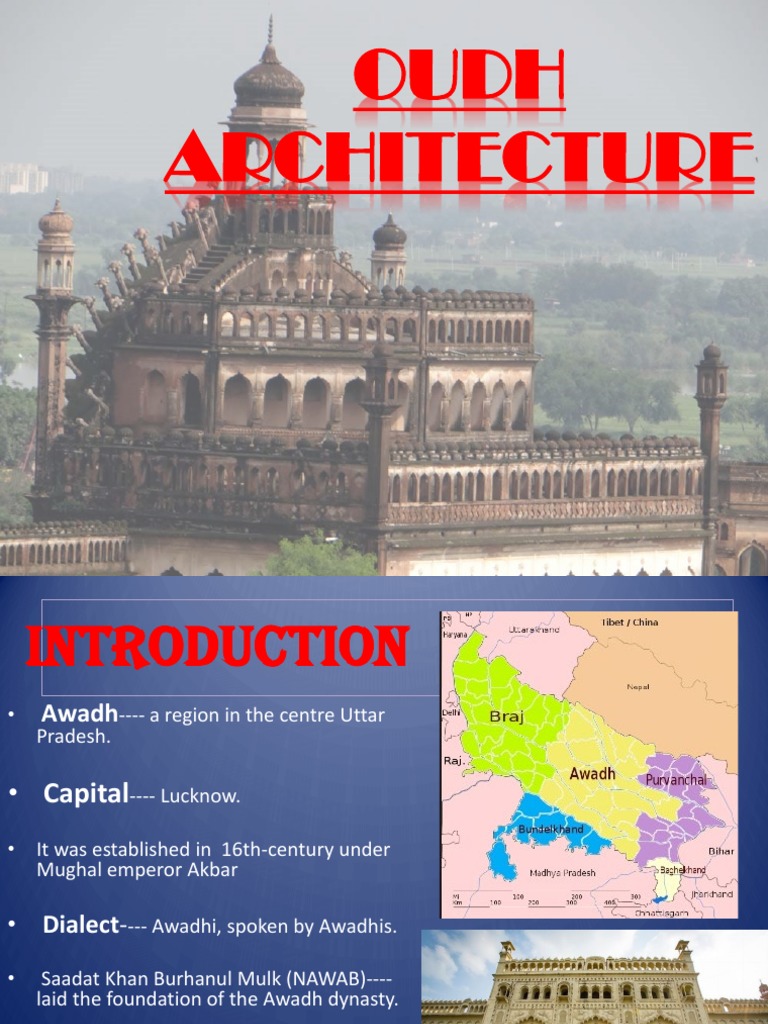 Oudh Architecture | PDF | Architectural Elements | Architectural Design