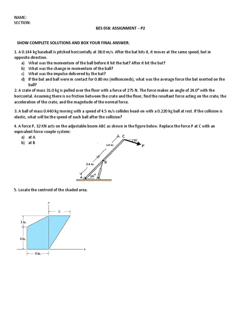 Bes 058: Assignment - P2 | PDF