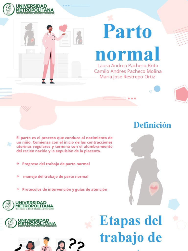 El proceso del parto normal: Etapas, manejo y tratamiento | PDF | Parto ...