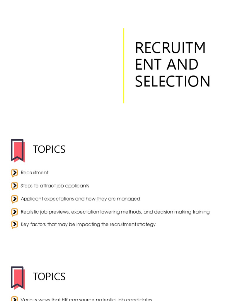 Recruitment and Selection | PDF | Recruitment | Employee Retention