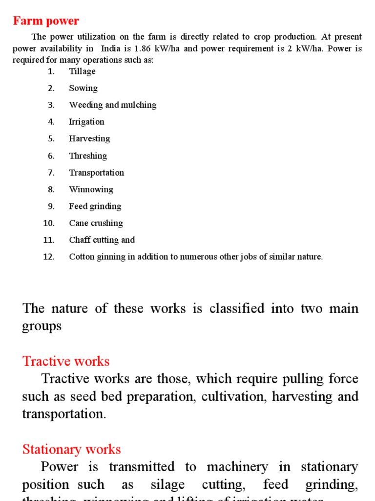 Sources of Farm Power | PDF | Engines | Wind Power