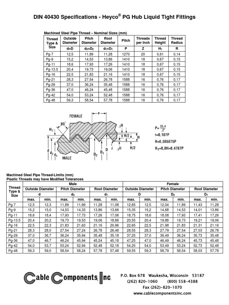 PG Thread | PDF | Machines | Mechanical Engineering