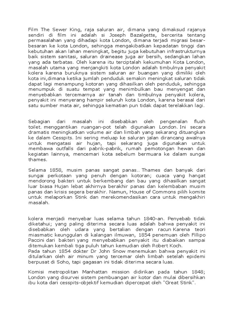 Film The Sewer King | PDF