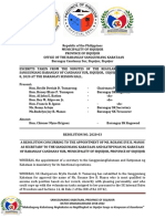 SK Resolution | PDF | Philippines | Government