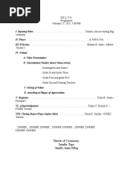 Retirement Party Program Flow | PDF | Social Science | Language Arts ...