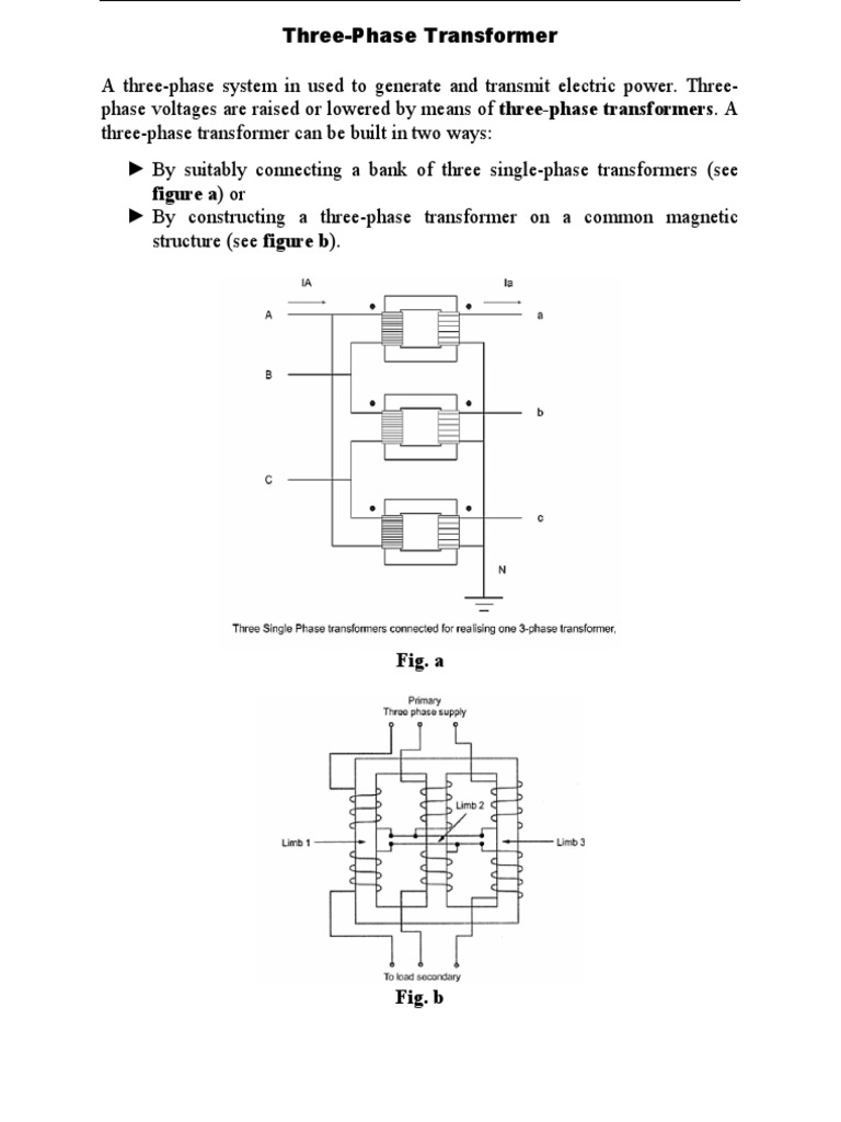 Three Phase Transformers | PDF | Electrical Equipment | Electronic ...