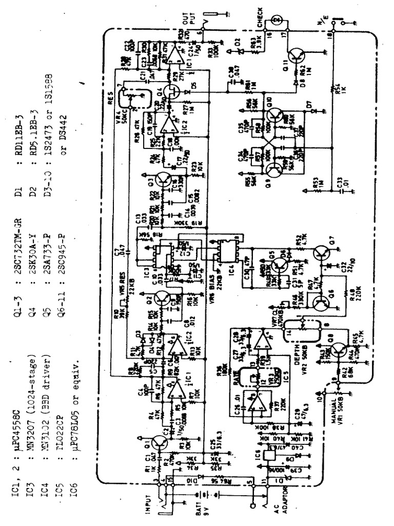 Boss BF 2 Schematic | PDF