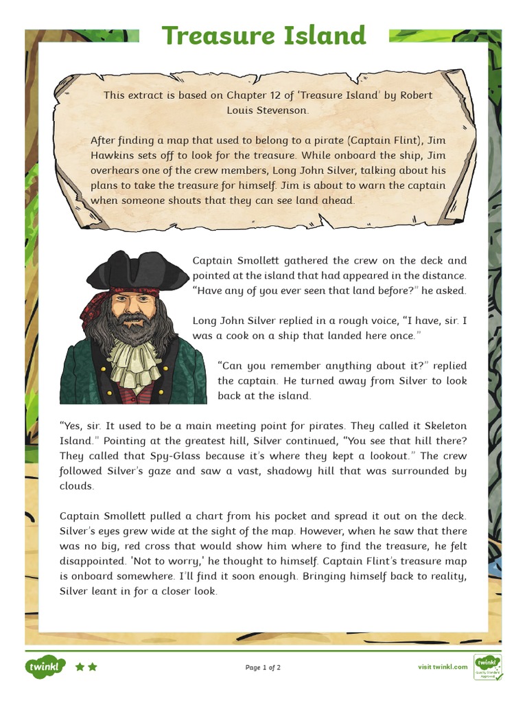 Treasure Island: Page 1 of 2 | Download Free PDF | Treasure Island
