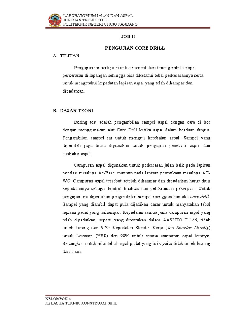 2 Core Drill | PDF