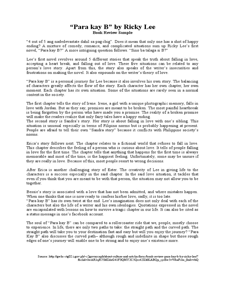 book-review-sample-pdf