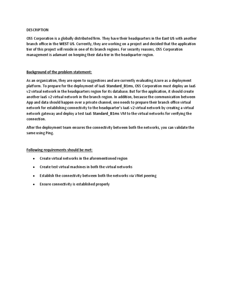 Background of The Problem Statement | PDF