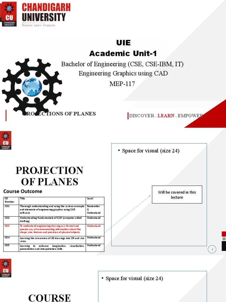 Projections of Planes in CAD | PDF