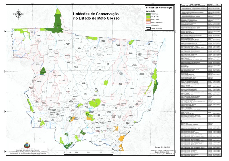 Mapa Das UCs | PDF | Ambiente natural | Geografia