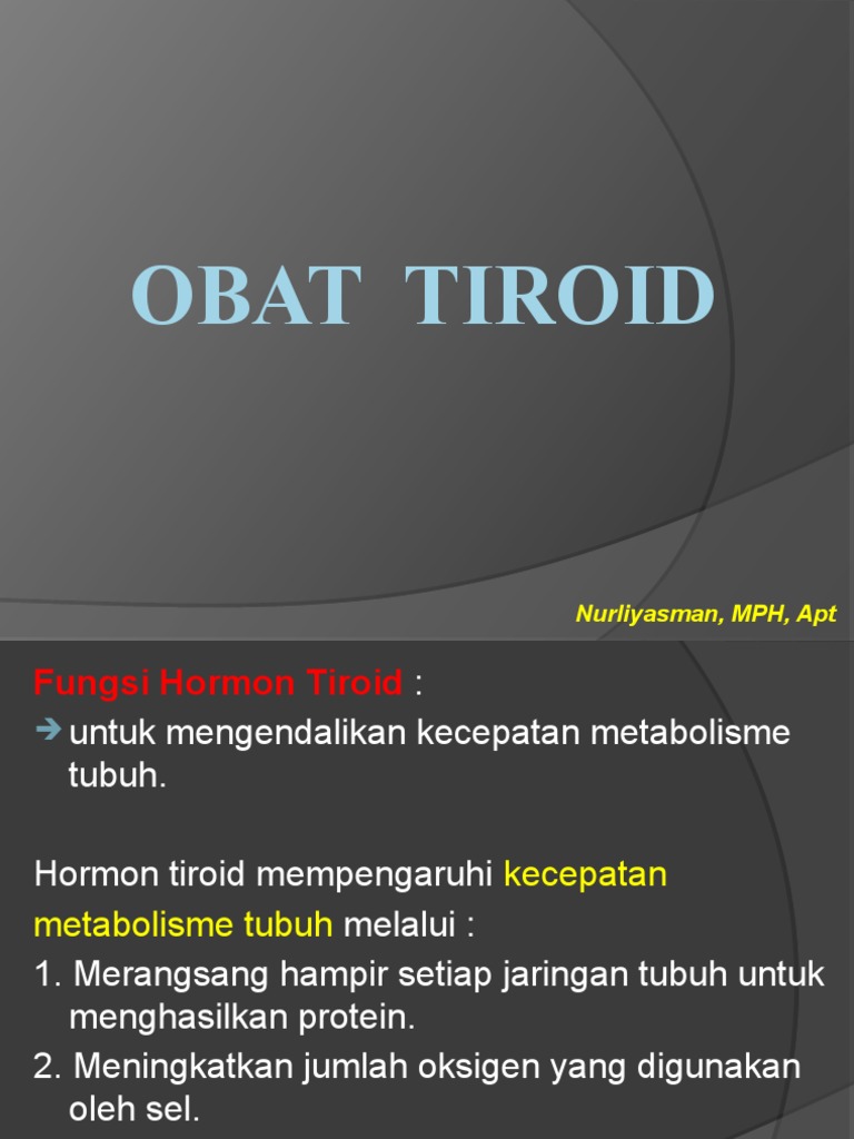 Panduan Obat untuk Hipertiroidisme | PDF | Kesehatan Holistik