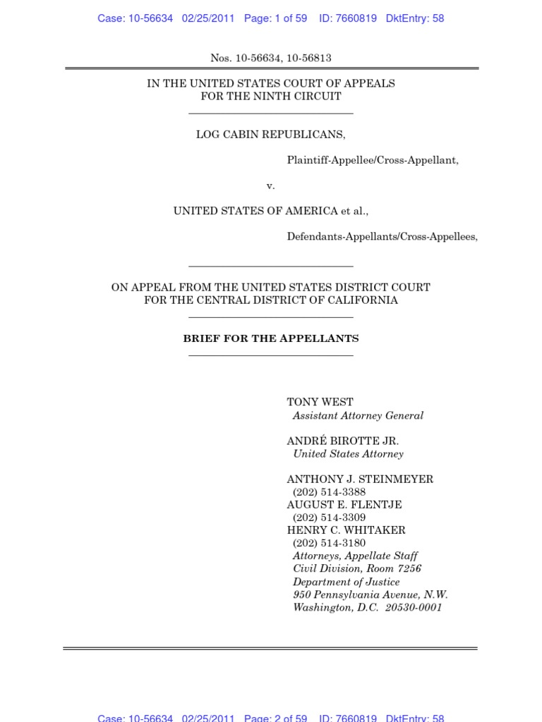 LCR v. USA - Government Opening Brief | PDF