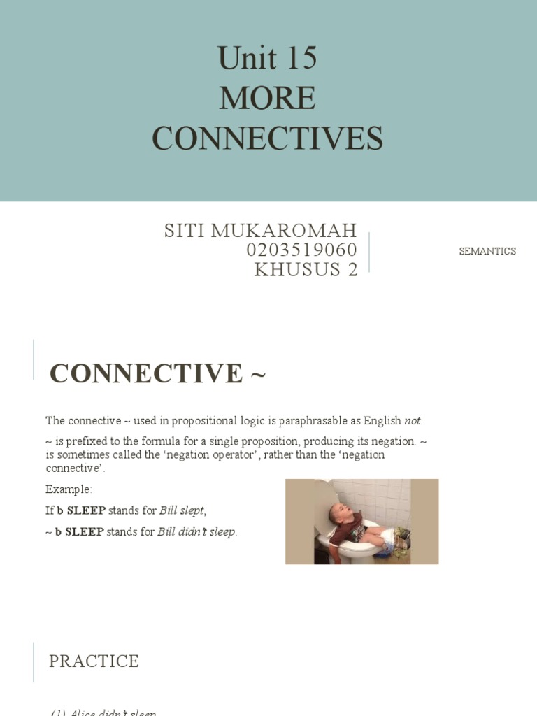 15 - More Connectives - PPT | PDF | If And Only If | Semiotics