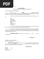 RA 9255 (Affidavit To Use The Surname of The Father) | PDF | Affidavit ...